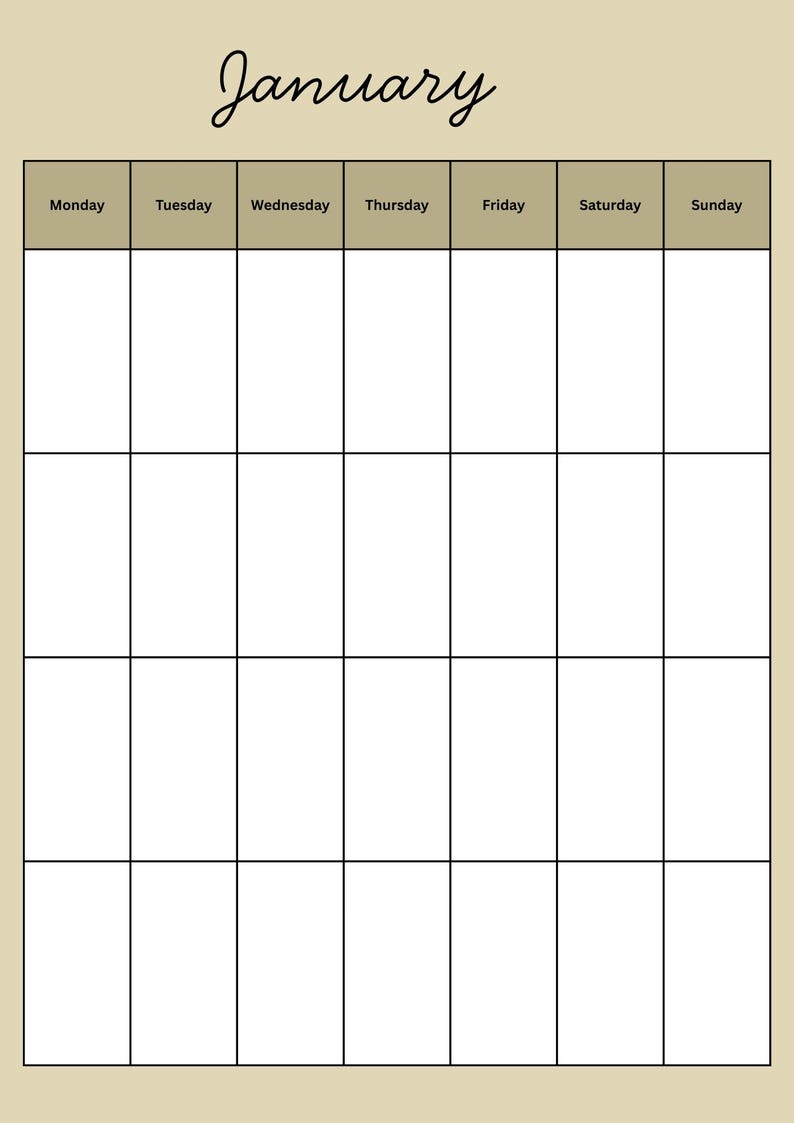 2026 Planner Printable | Minimalist Daily, Weekly, Monthly (PDF A4/a5 ...