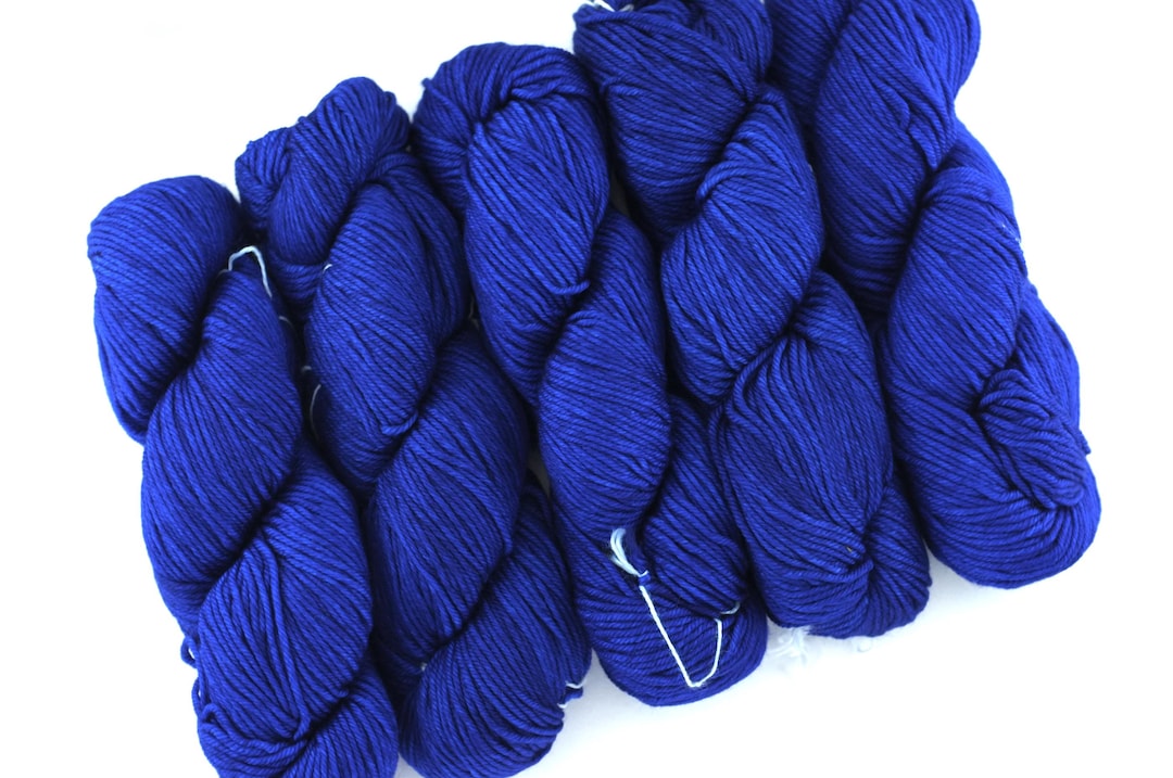 Malabrigo Rios Matisse Blue, Merino Wool Worsted Weight Superwash ...