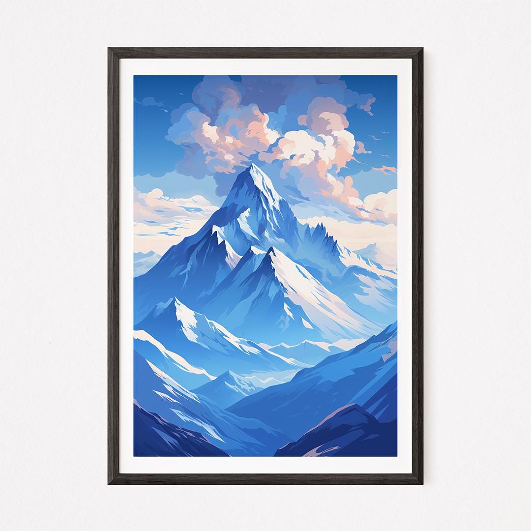 K2, Pakistan | Wall Art Travel Print - Etsy