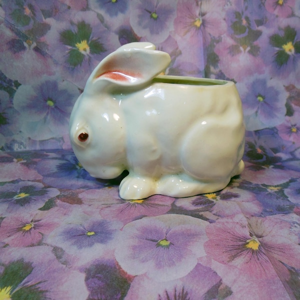 Rabbit Planter - Etsy