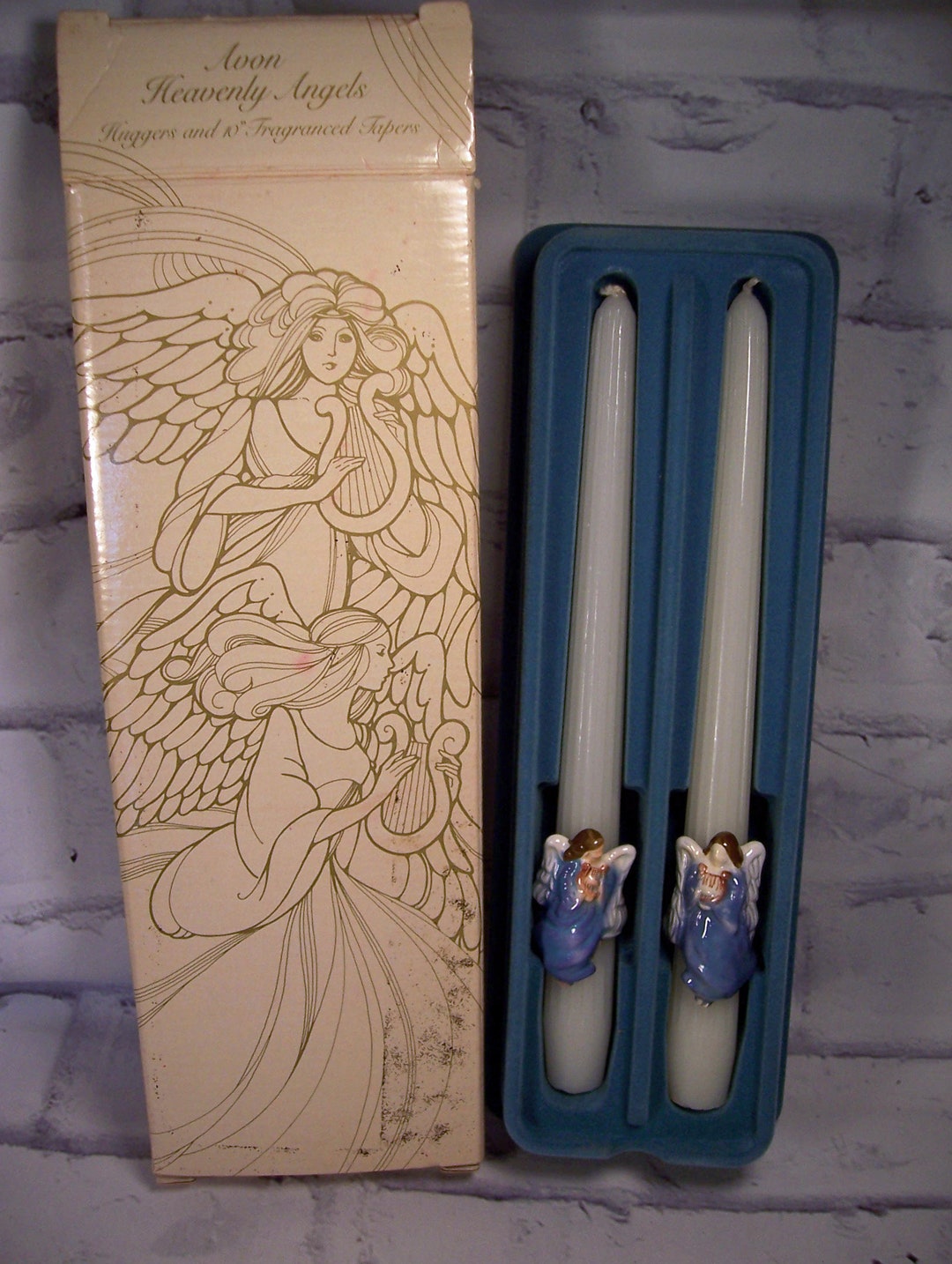 Vintage 1983 Avon Angel Huggers and Candles Original Box Never Used - Etsy