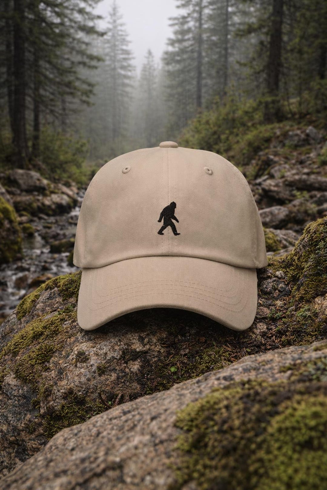 Squatch Outfitters - Low-key Legend – Sasquatch Dad Hat - Etsy