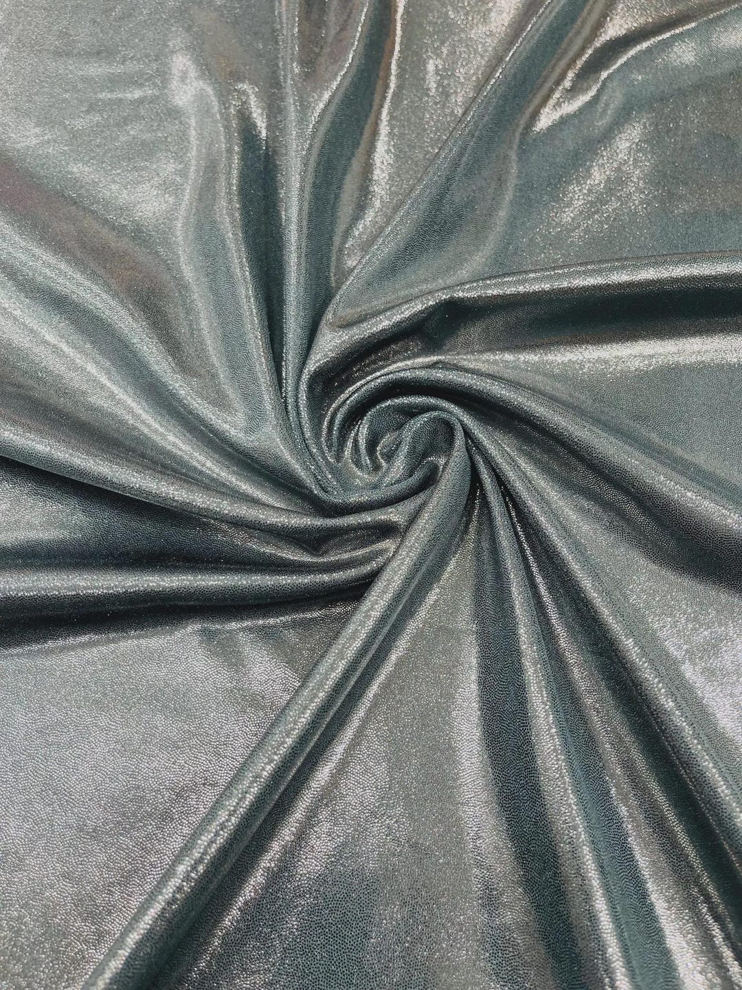 Gun Metal Mystique Nylon Spandex Fabric: 4-way Stretch by the Yard - Etsy