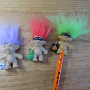 Russ Troll in Christmas Stocking Green Hair Red Sock Red Hat Good Luck ...