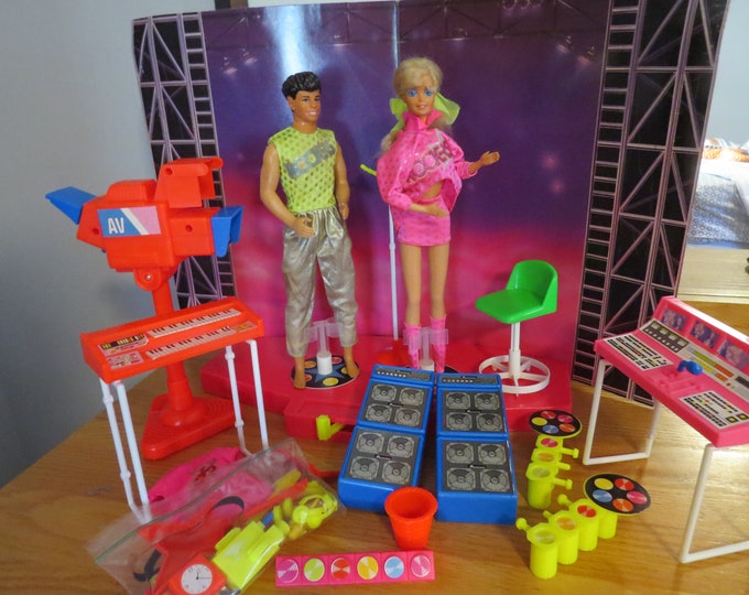 1986 Barbie and the Rockers Video Recording Studio / Rare Barbie Arco ...