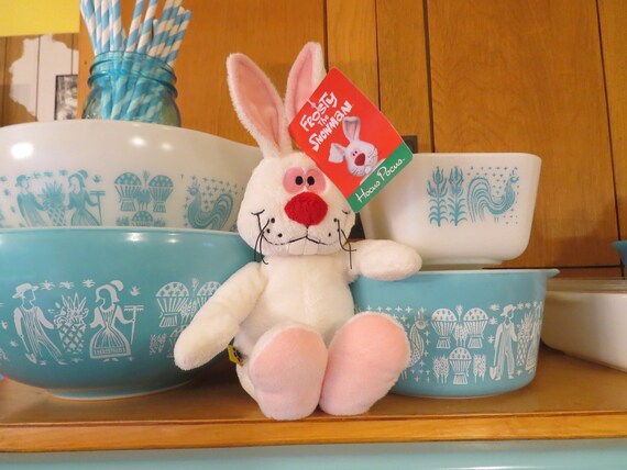 Rare Frosty the Snowman Hocus Pocus Bunny Rabbit Build a Bear - Etsy