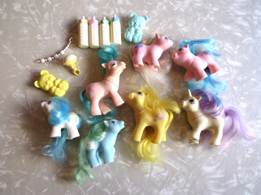Vintage My Little Pony Babies Lot/ Vintage G1 My Little Pony Baby ...