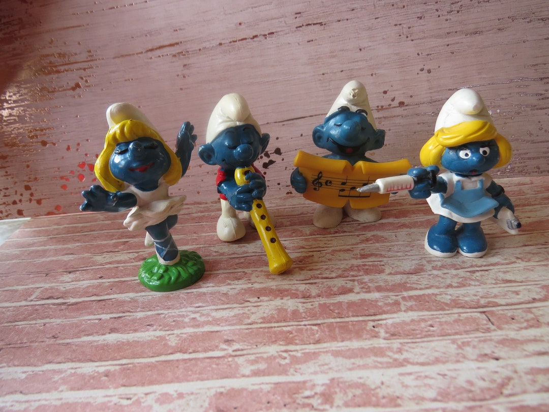 Vintage Smurfs / Smurf PVC Figures / Smurf Toy / Vintage Smurf PVC ...
