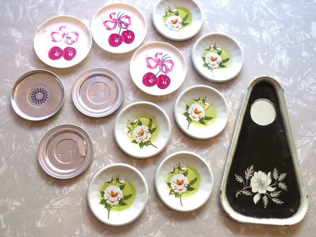 Vintage Small Teaset Plate / Vintage Toy Plates / MCM Tea Set / Vintage ...