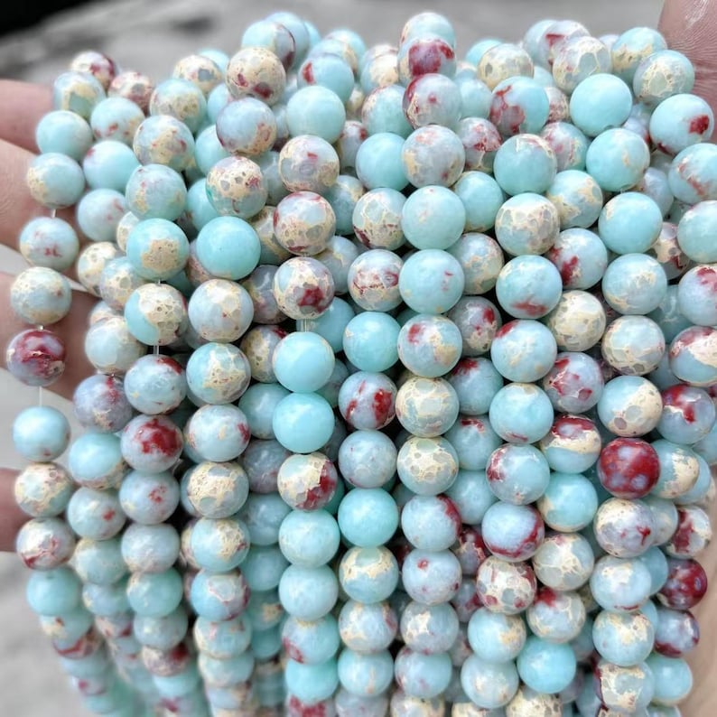 Natural Shoushan Stone Beads,4mm 6mm 8mm 10mm 12mm Smooth Round ...