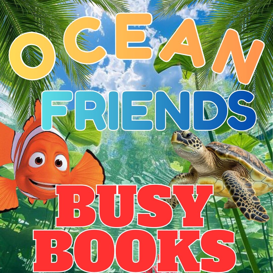Busy Books for Kids, Ocean Themes!! - Etsy