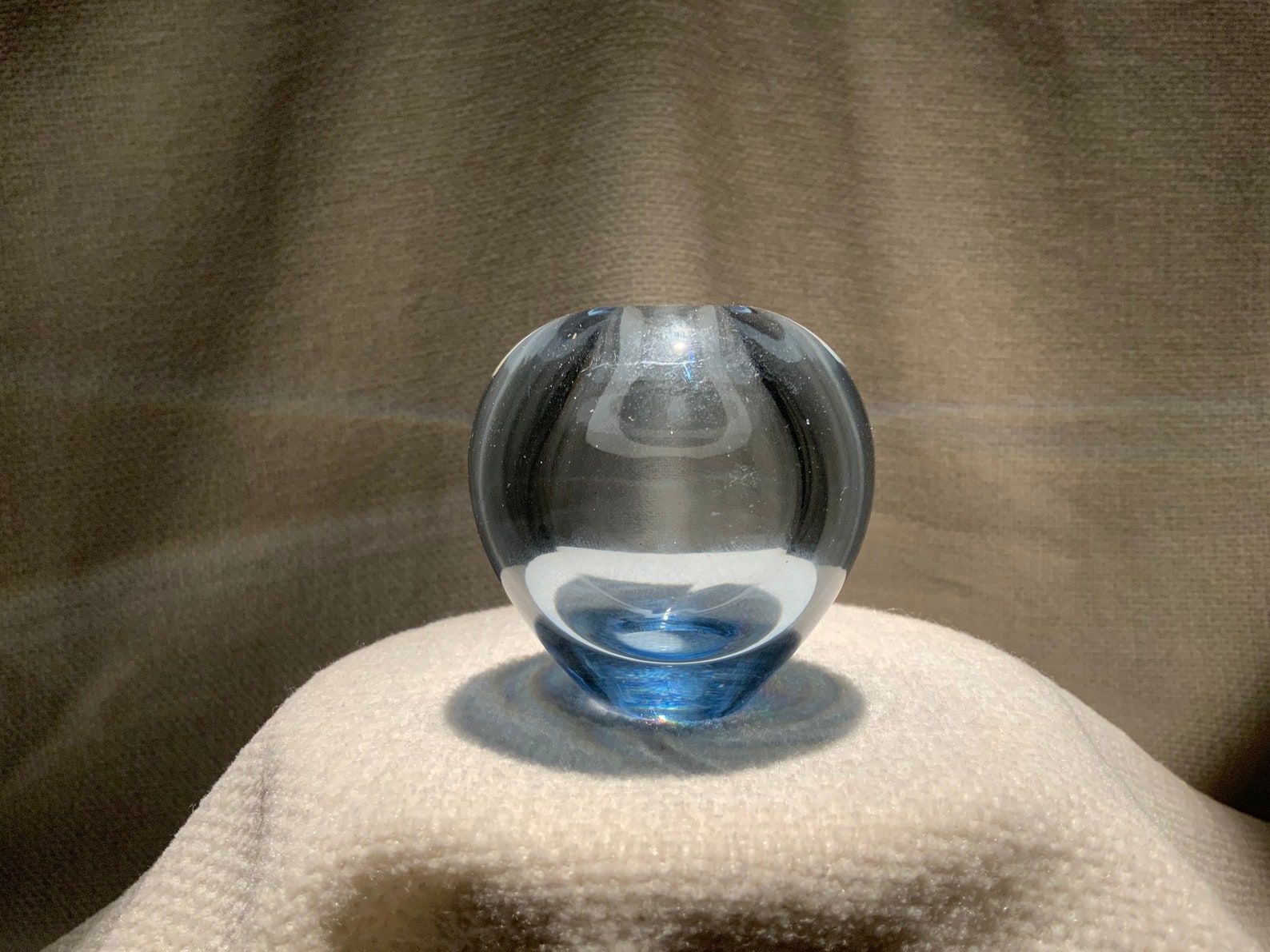 Vintage Scandinavian Art glass the genuine small space Age Sky | Etsy