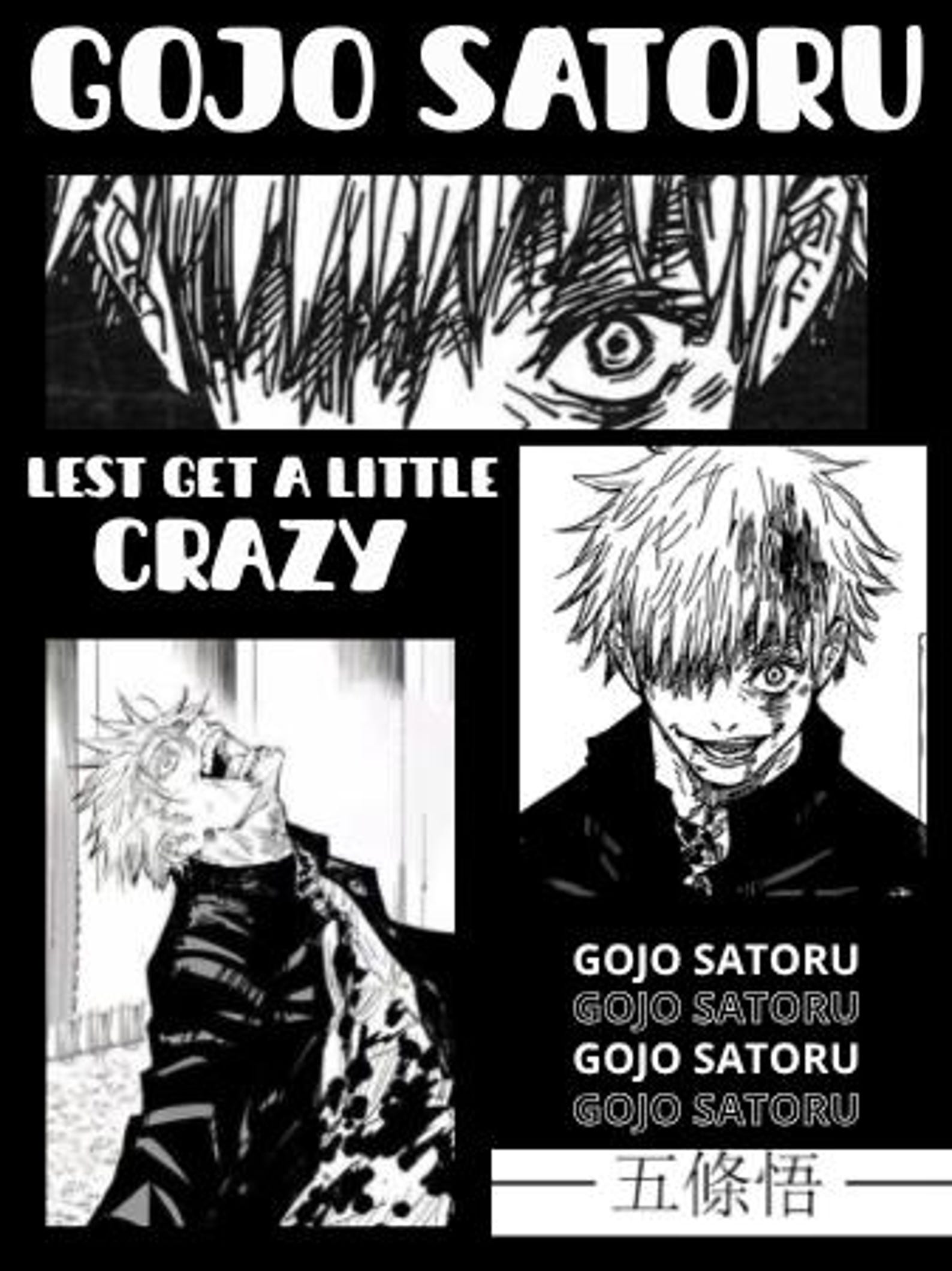 Gojo & Geto Posters Jujutsu Kaisen/ 3 Digital Posters - Etsy