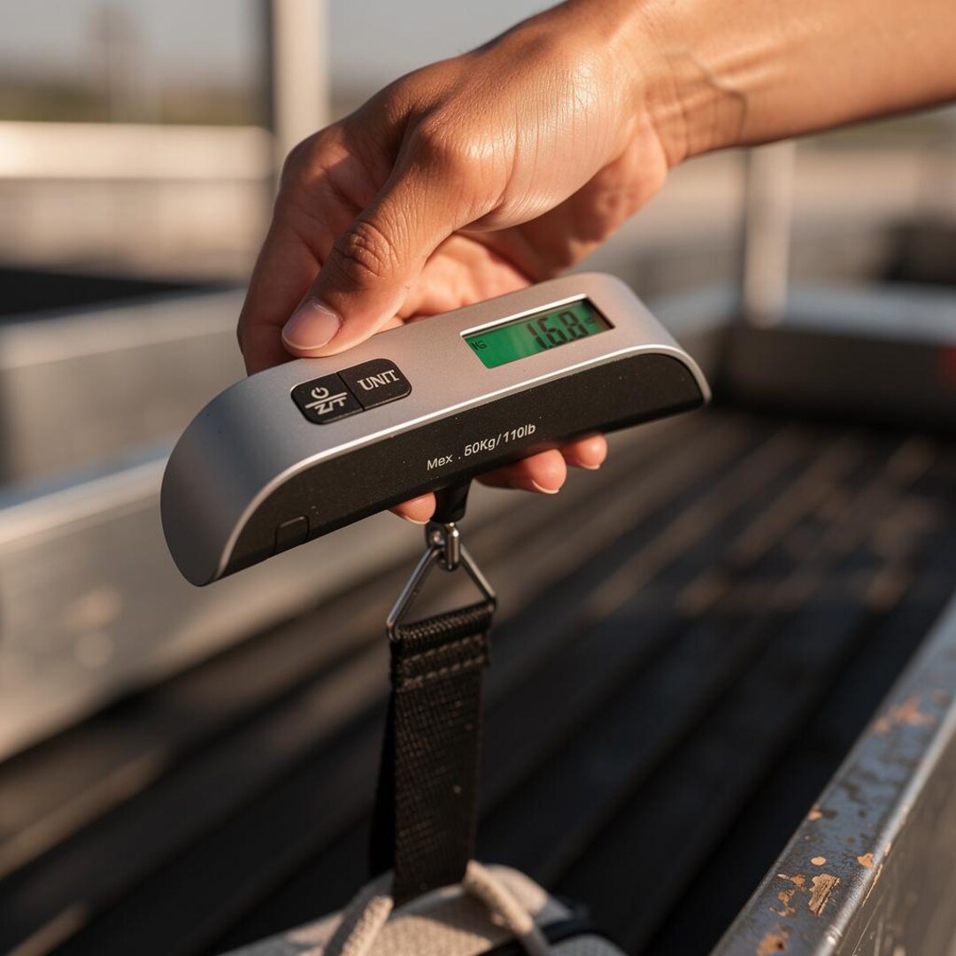 Digital Luggage Scale 110lb/50kg • Portable Suitcase Weight Checker ...