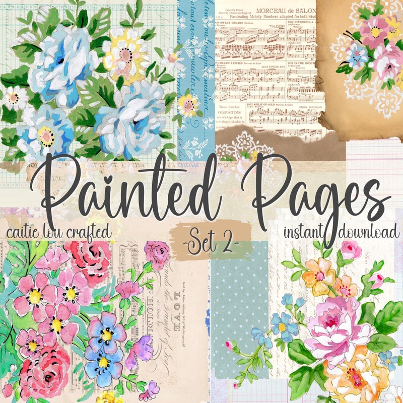 Painted Journal - Etsy