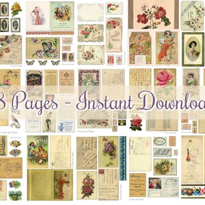Spanish Ephemera 18 Page Printable Kit -instant Download- US Letter ...