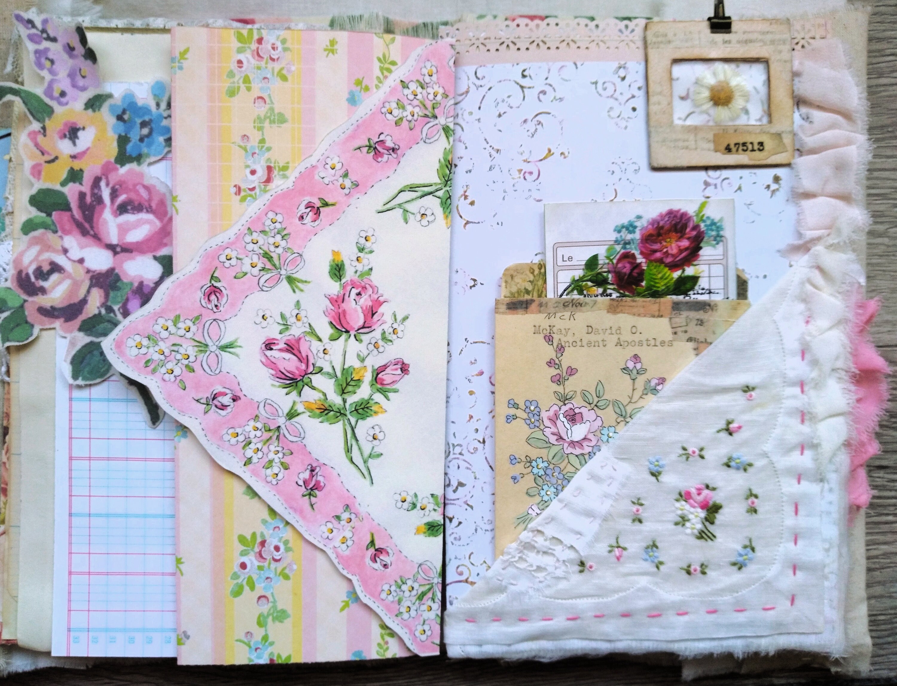 Hand Painted Hankies Set 1. Printable Hanky Designs . Pockets . Tags ...