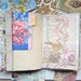 Gemma Handmade Hand Stitched OOAK Fabric Floral Vintage Cross Stitch Journal, Patchwork Textiles ...