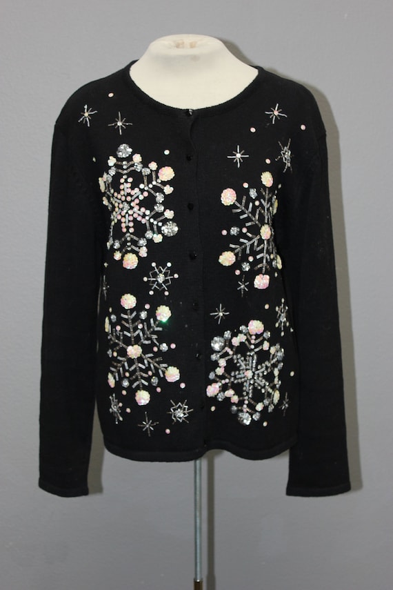 vintage beaded sequined sweater - Gem