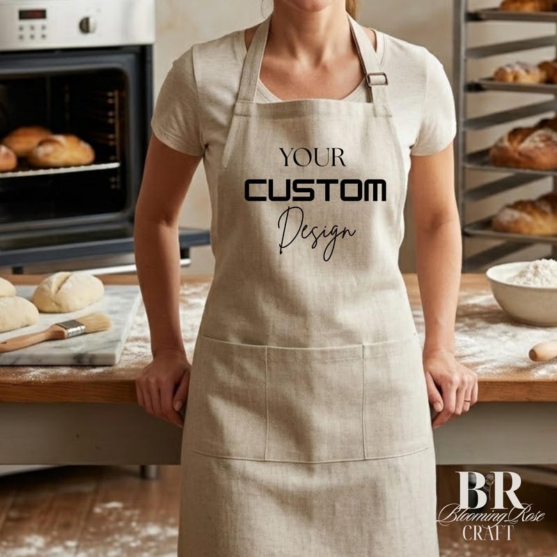 Custom Logo Apron - Etsy
