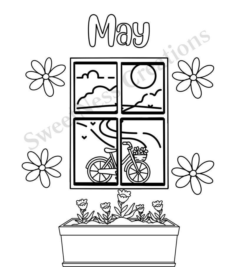 Months of the Year Worksheets for Kids | Printable Coloring Book ...