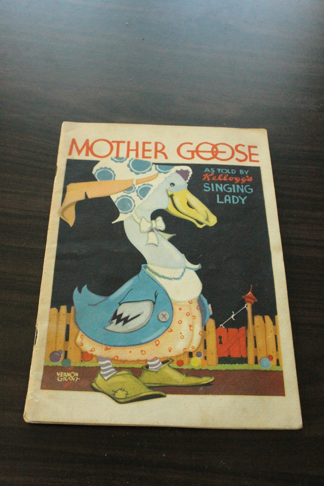 Vintage Mother Goose Book as Told by Kellogg's Singing Lady - Circa ...