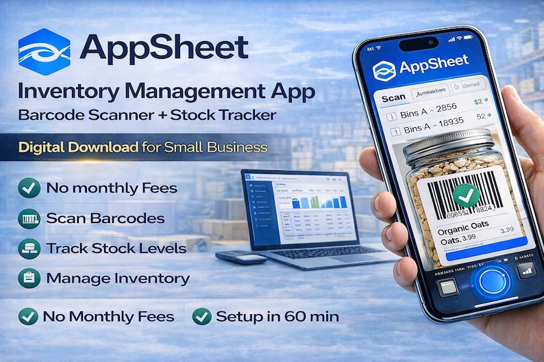 Appsheet Inventory Management System & Template | Barcode Scanner ...