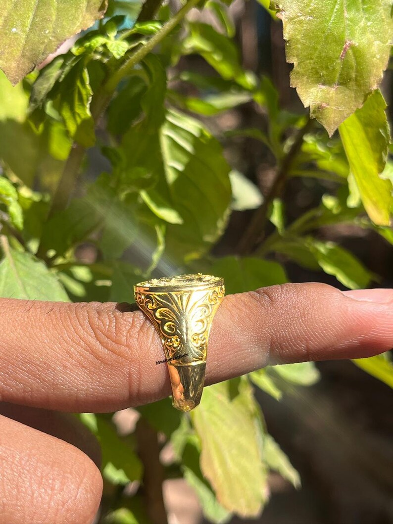 American Liberty Eagle Coin Walking Liberty Signet Vintage Ring: 14K ...