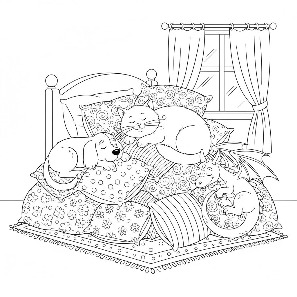 The Ep2 Cat’s Cosmic Party: an Isometric Zodiac Adventure Coloring Book ...