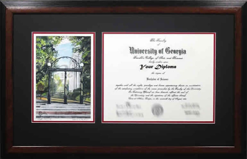 University of Georgia Diploma Frame - Etsy