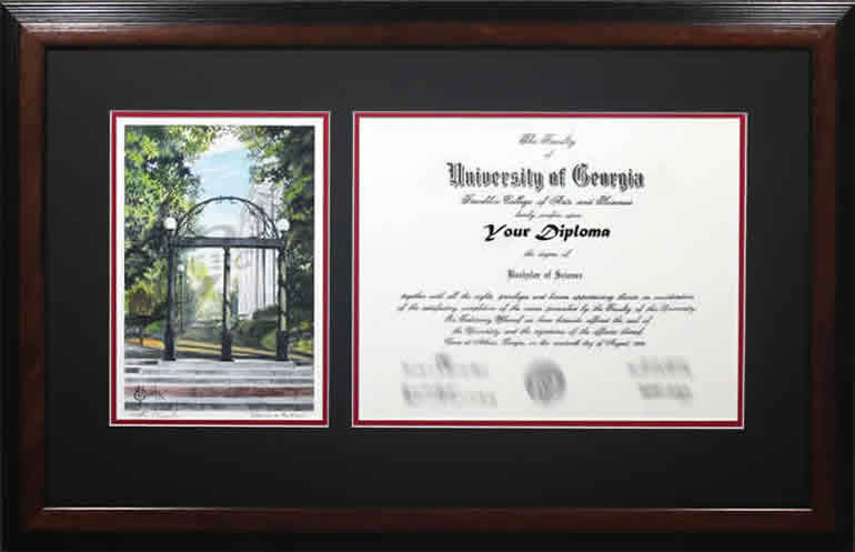 University of Georgia Diploma Frame - Etsy