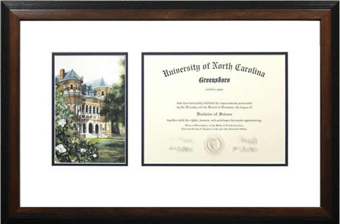 UNCG Diploma Frame - Etsy