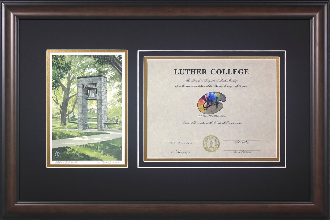 Luther College Diploma Frame - Etsy