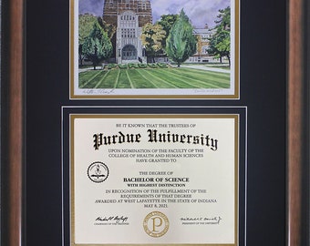 University of Iowa Diploma Frame - Etsy