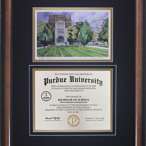 University Diploma Template - Etsy