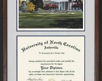 University of North Carolina Diploma Frame | Etsy