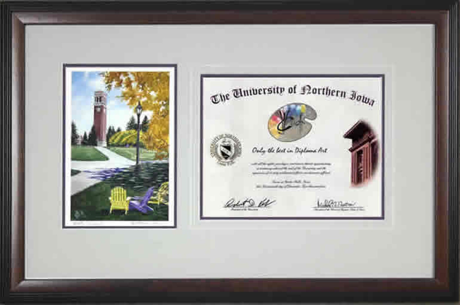 University of Northern Iowa Diploma Frame - Etsy