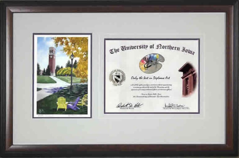 University of Northern Iowa Diploma Frame - Etsy