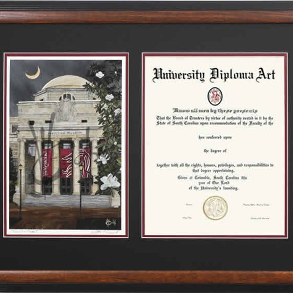 University of South Carolina Diploma Frame - Etsy
