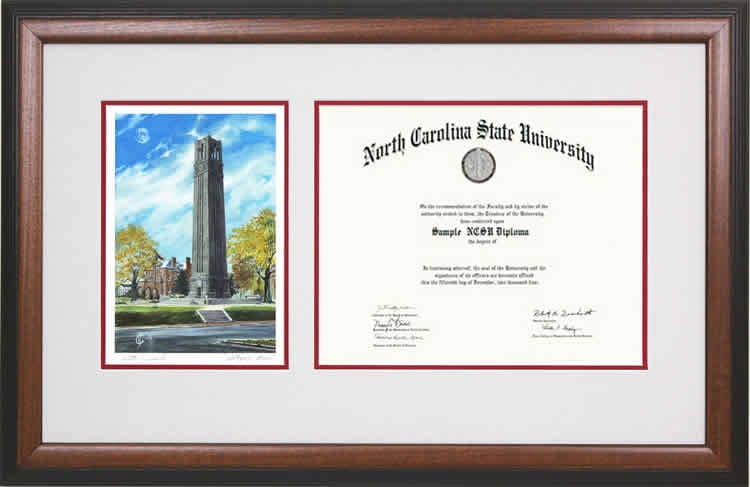 North Carolina State University Diploma Frame - Etsy