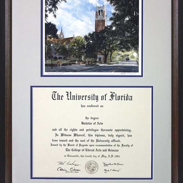 University of Florida Diploma Frame - Etsy