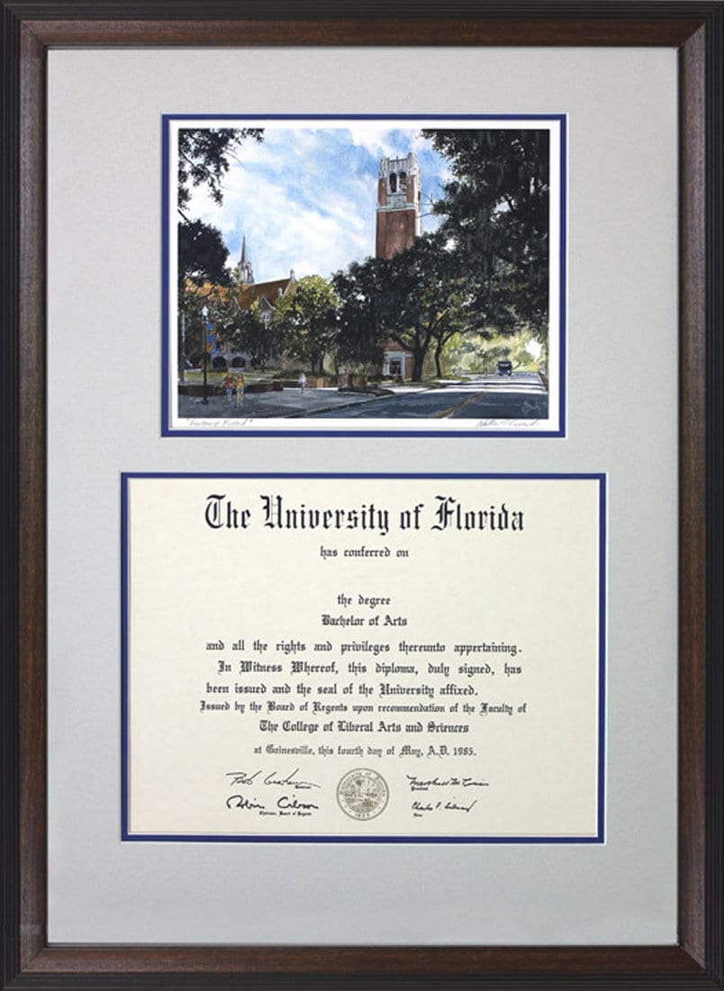 University of Florida Diploma Frame - Etsy