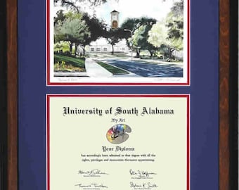 University of Alabama Diploma Frame | Etsy