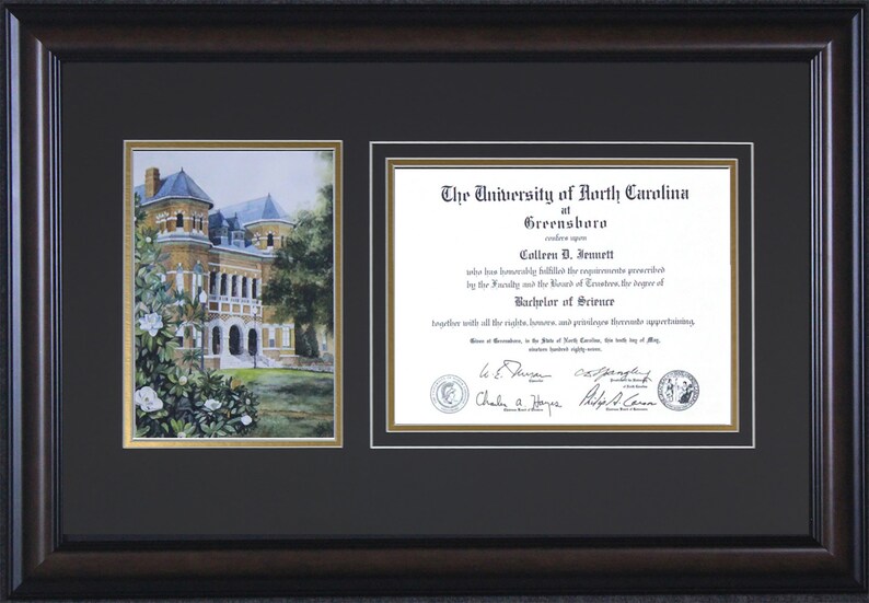 UNCG Diploma Frame - Etsy