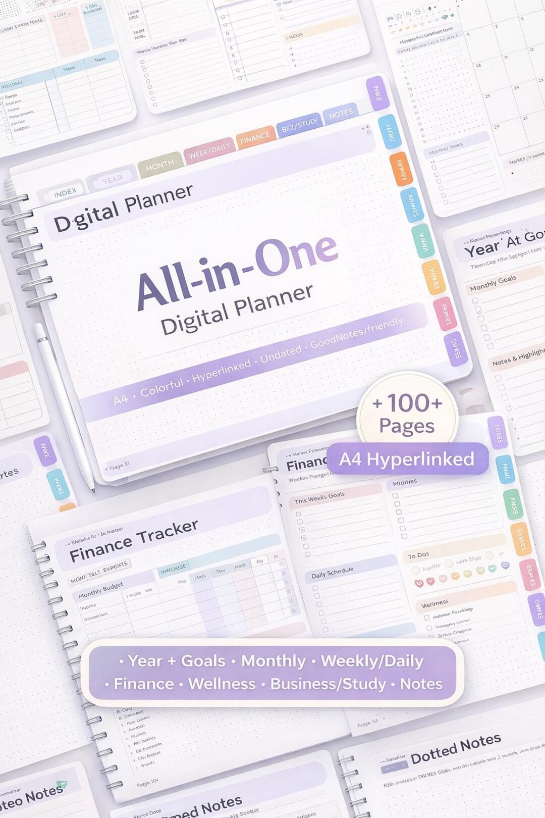 All-in-one Digital Planner 2026–2027 | Ultimate Hyperlinked Life ...