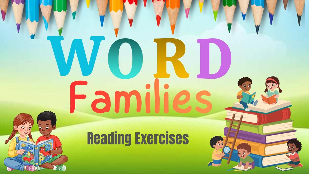 Word Family English Reading - Etsy