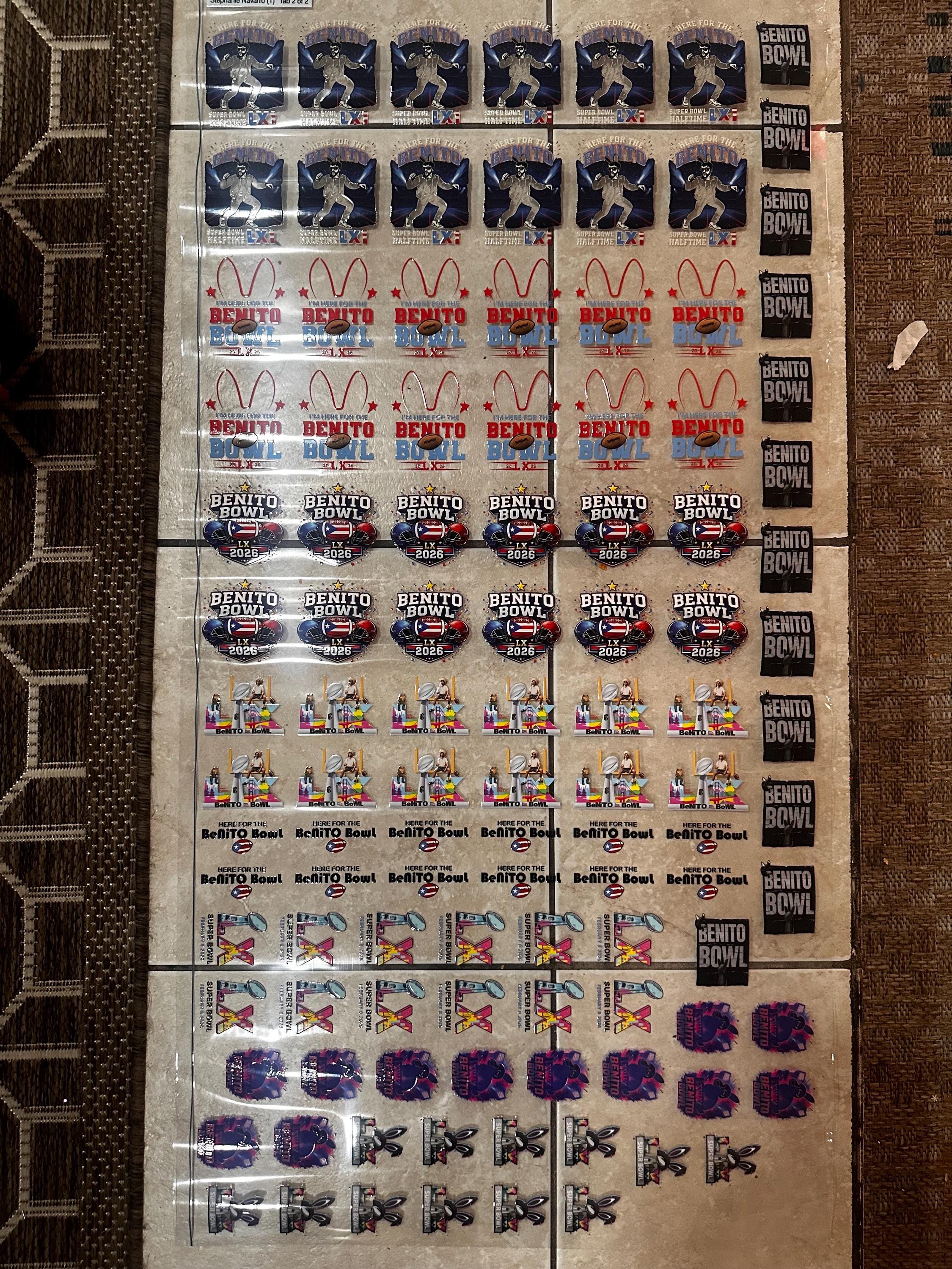 UV DTF 3D Perma Stickers - Clear Color Background - Etsy