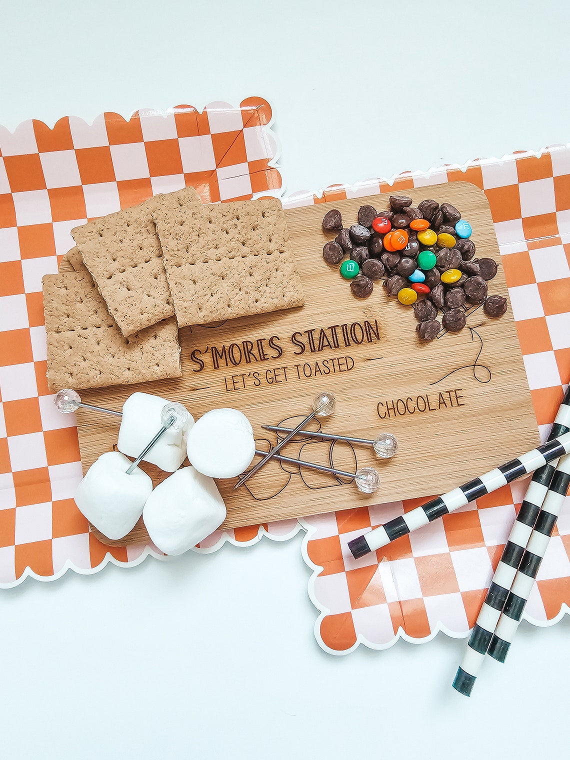 Smores Board Smores Charcuterie Board Smores Theme Campfire - Etsy