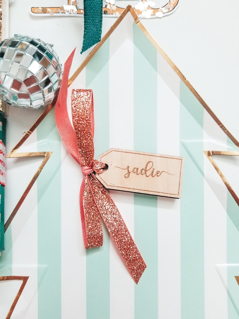 Pack of 10 Personalized Gift Tags Name Tags for Gift - Etsy