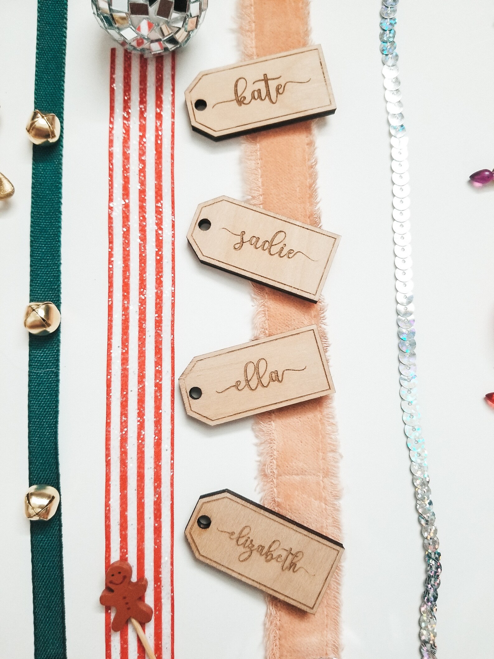 Pack of 10 Personalized Gift Tags, Name Tags for Gift Wrapping ...